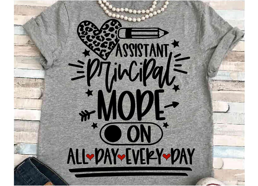 Assistant Principal SVG DXF JPEG Silhouette Cameo Cricut Mode on ...