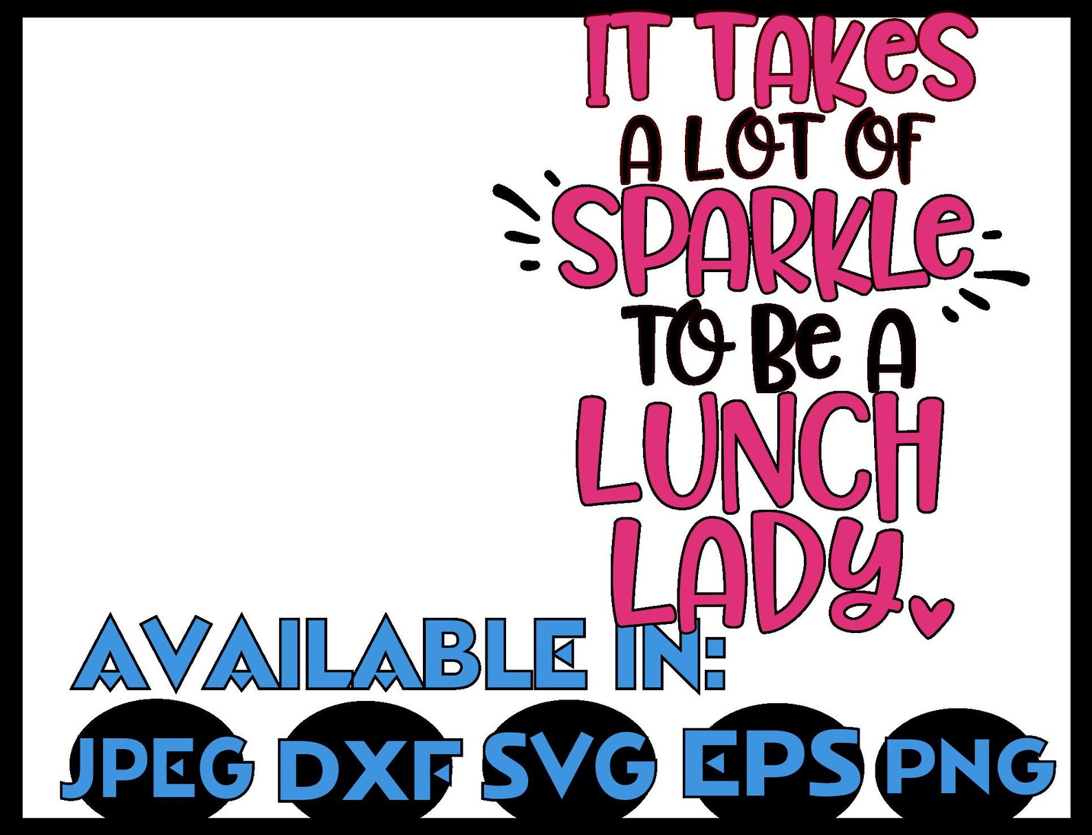 Cafeteria Svg Dxf Jpeg Silhouette Cameo Cricut Lunch Lady Etsy
