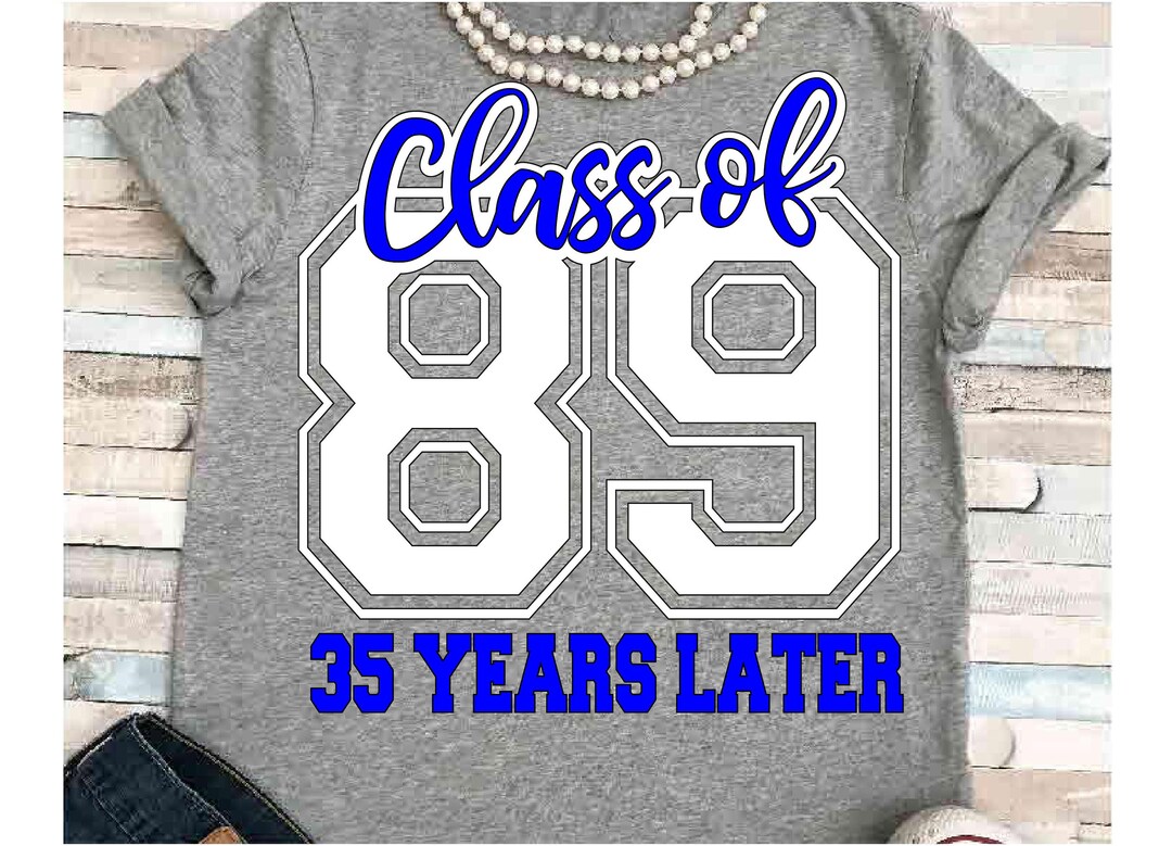 Reunion SVG DXF JPEG Silhouette Cameo Cricut Class of 1989 Class ...