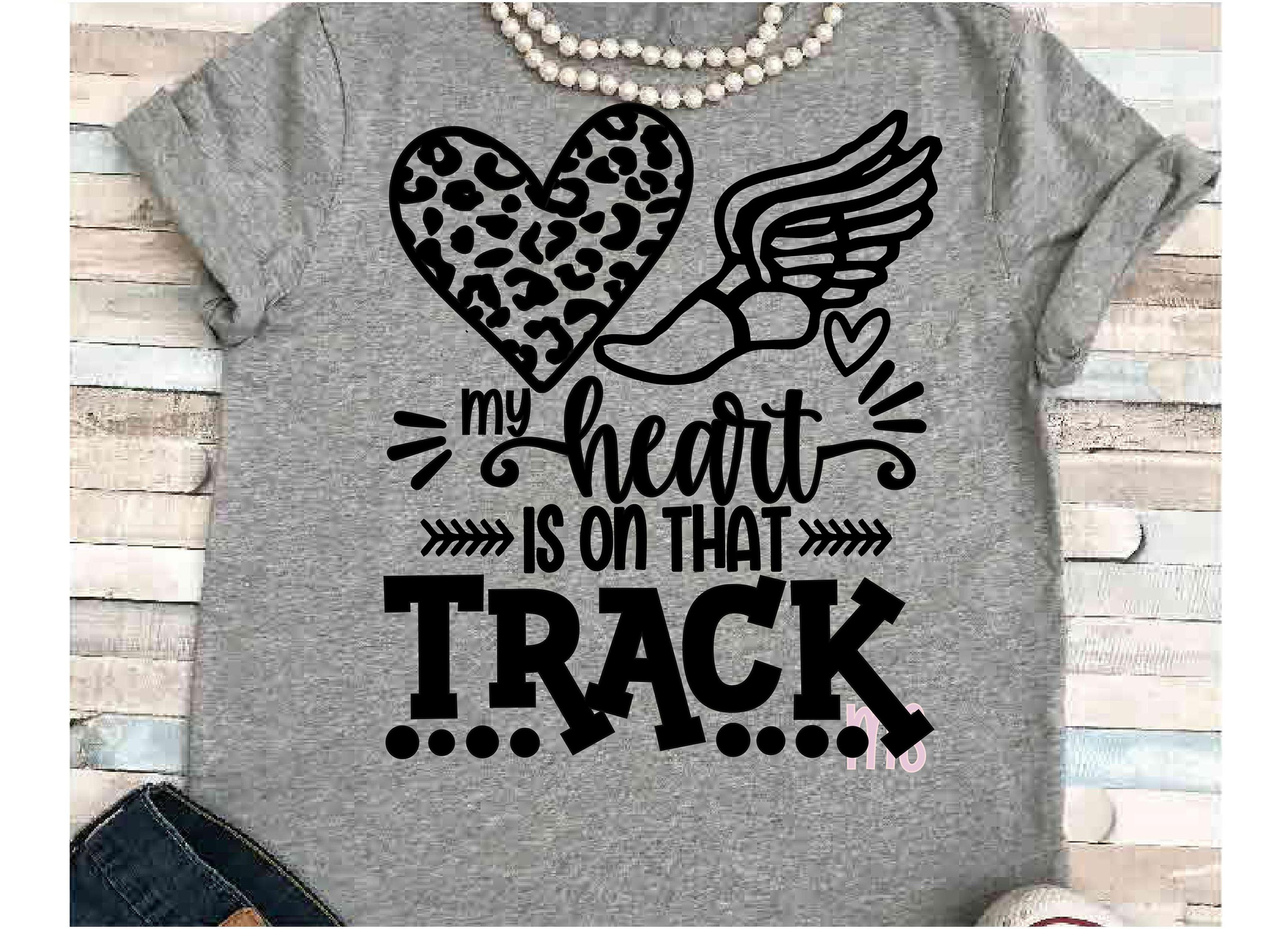 Track SVG DXF JPEG Silhouette Cameo Cricut Mom Runner Iron on Field ...