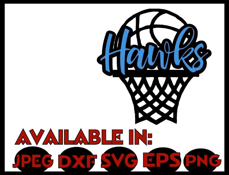 Basketball SVG DXF JPEG Silhouette Cameo Cricut printable | Etsy
