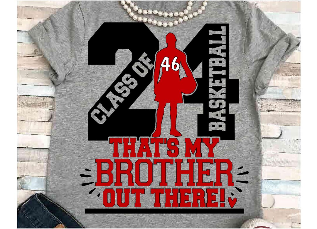 Senior SVG DXF JPEG Silhouette Cameo Cricut Class of 2024 Basketball ...