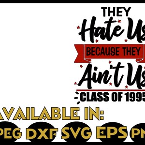 Reunion SVG DXF JPEG Silhouette Cameo Cricut Class of 1995 Class ...