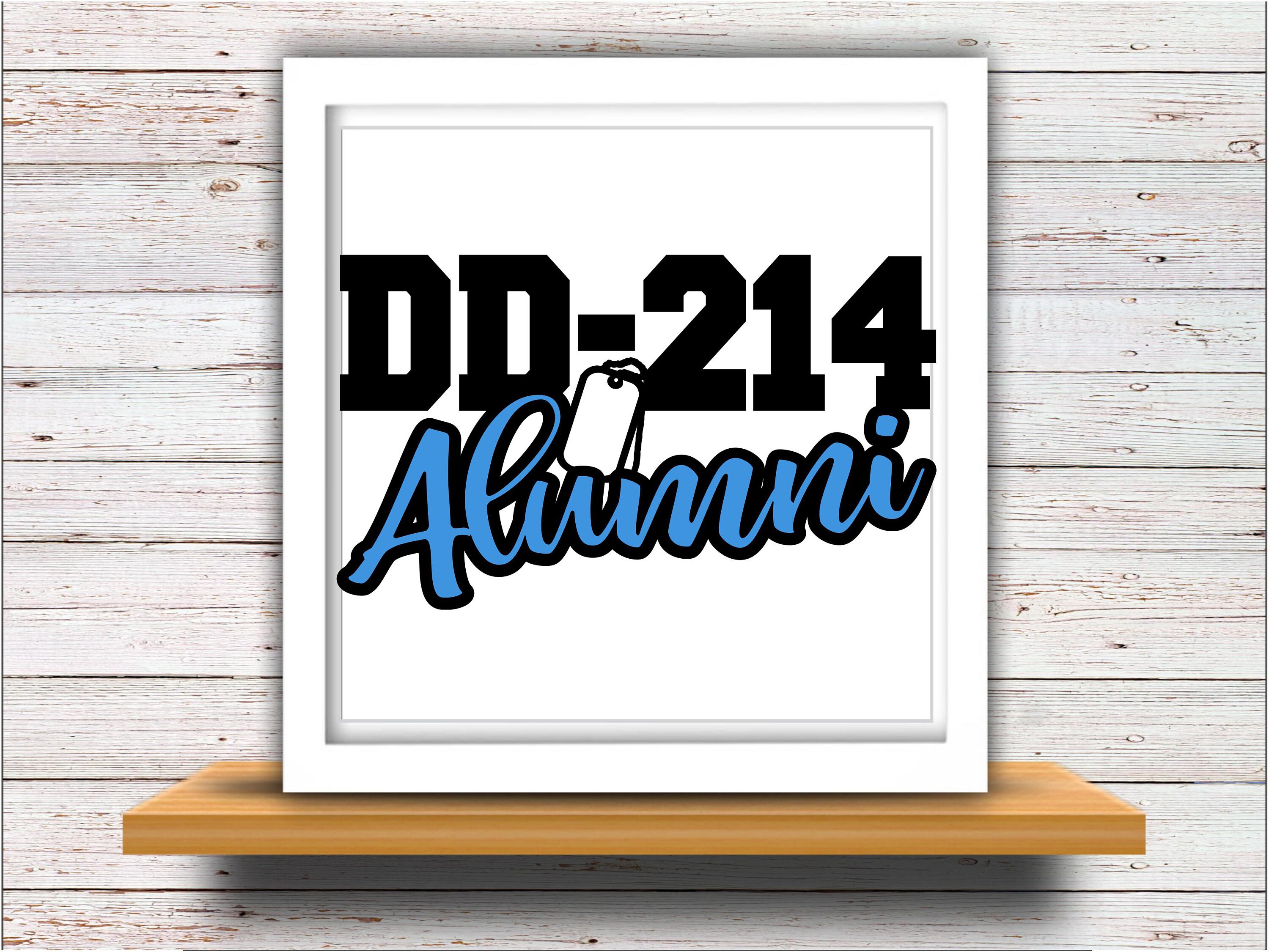 Veteran Svg Svg DXF JPEG Silhouette Cameo Cricut DD-214 Alumni - Etsy