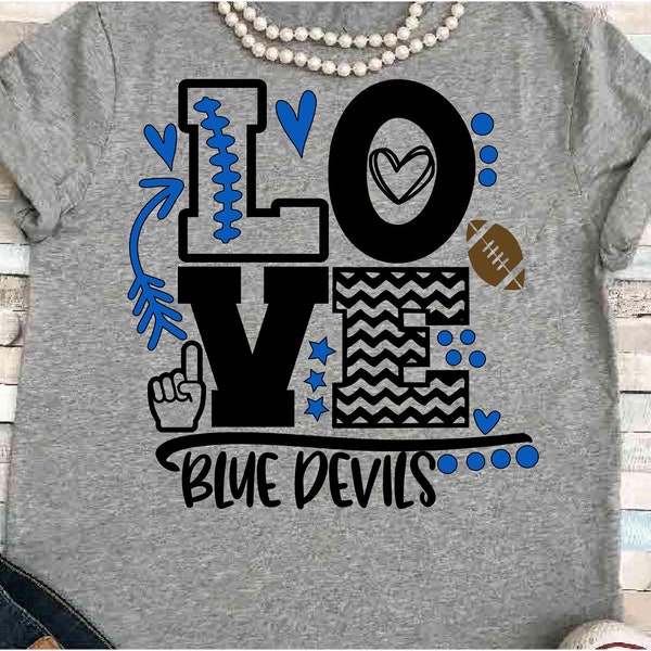 Blue Devils Shirt - Etsy