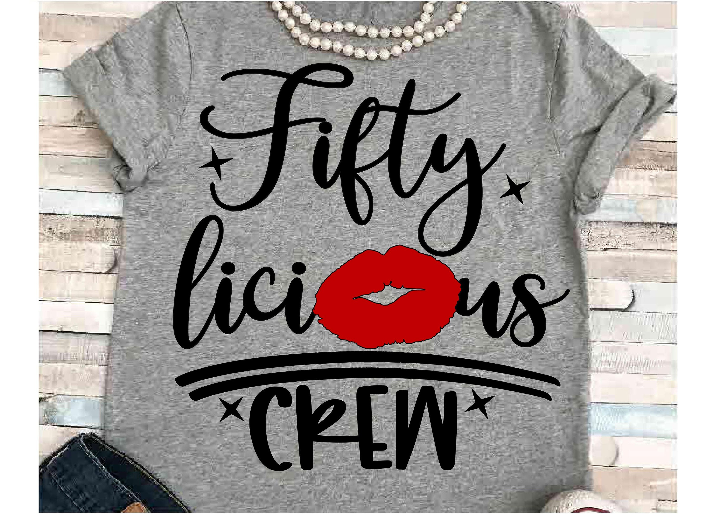 Fifty SVG DXF JPEG Silhouette Cameo Cricut 50th Birthday Party - Etsy