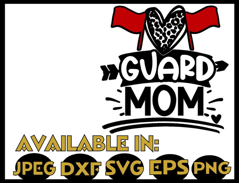 Color Guard Svg SVG DXF JPEG Silhouette Cameo Cricut Band - Etsy