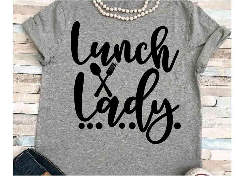Cafeteria Svg Dxf Jpeg Silhouette Cameo Cricut Lunch Lady Etsy
