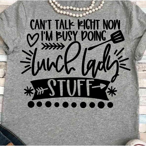 Cafeteria Svg Dxf Jpeg Silhouette Cameo Cricut Lunch Lady Crew Etsy
