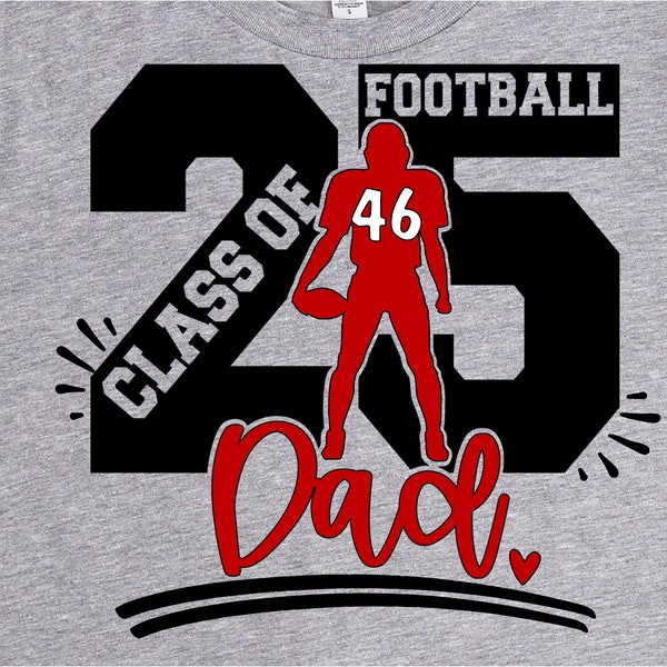 Football Dad Senior 2025 Svg - Etsy