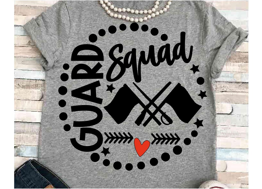 Color Guard Squad SVG DXF JPEG Silhouette Cameo Cricut Mom Color Guard ...