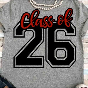 Senior SVG DXF JPEG Silhouette Cameo Cricut Class of 2026 First Day of ...