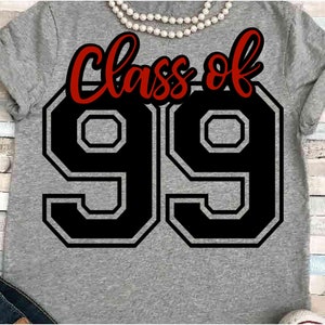 Reunion SVG DXF JPEG Silhouette Cameo Cricut Class of 1999 Class ...