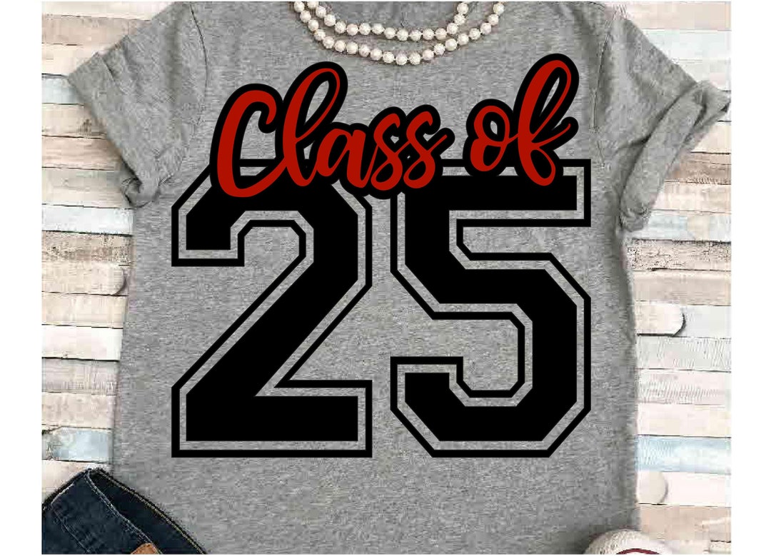 Senior SVG DXF JPEG Silhouette Cameo Cricut Class of 2025 First Day of ...