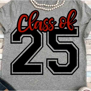 Senior SVG DXF JPEG Silhouette Cameo Cricut Class of 2025 First Day of ...