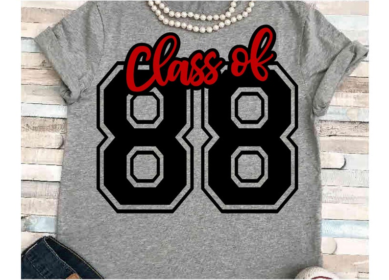 Reunion SVG DXF JPEG Silhouette Cameo Cricut Class of 1988 - Etsy