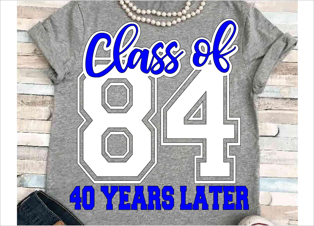 Reunion SVG DXF JPEG Silhouette Cameo Cricut Class of 1984 Class ...