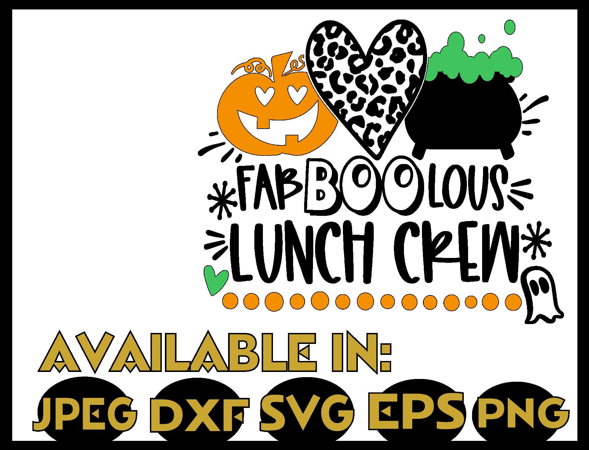 School SVG DXF JPEG Silhouette Cameo Cricut Halloween Cooking Fab Boo ...