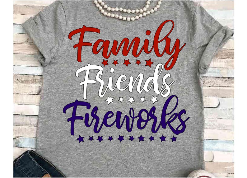 Friends Svg SVG DXF JPEG Silhouette Cameo Cricut Fireworks Svg | Etsy
