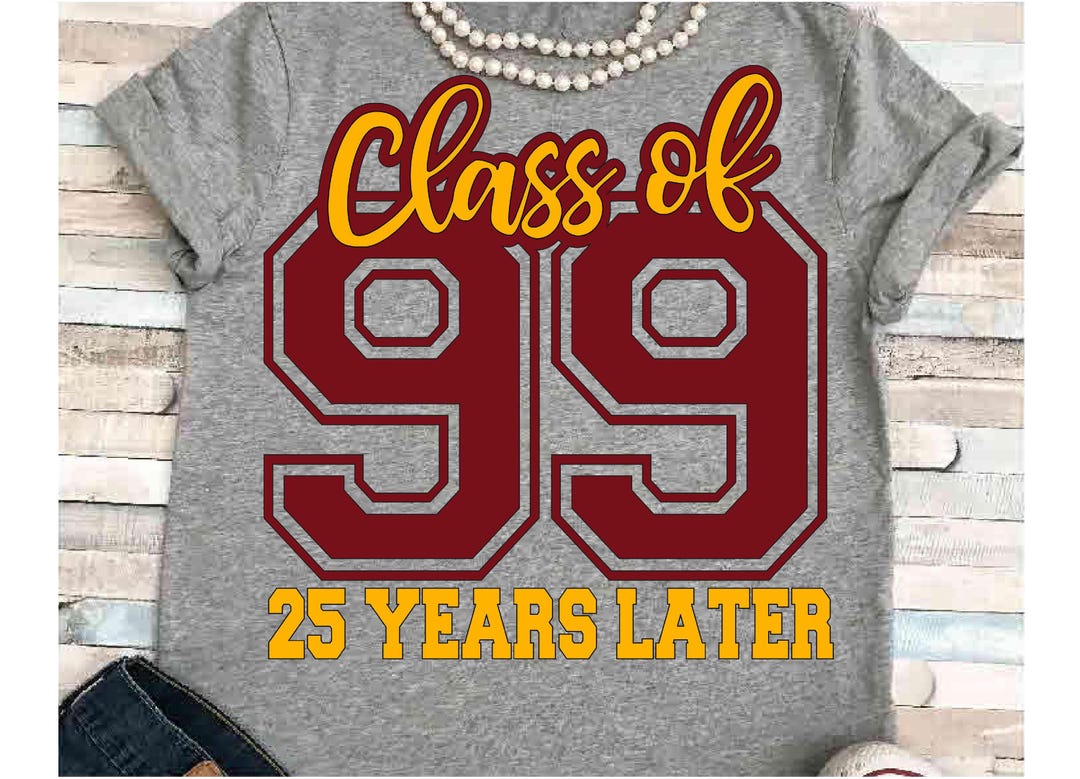 Reunion SVG DXF JPEG Silhouette Cameo Cricut Class of 1999 Class ...