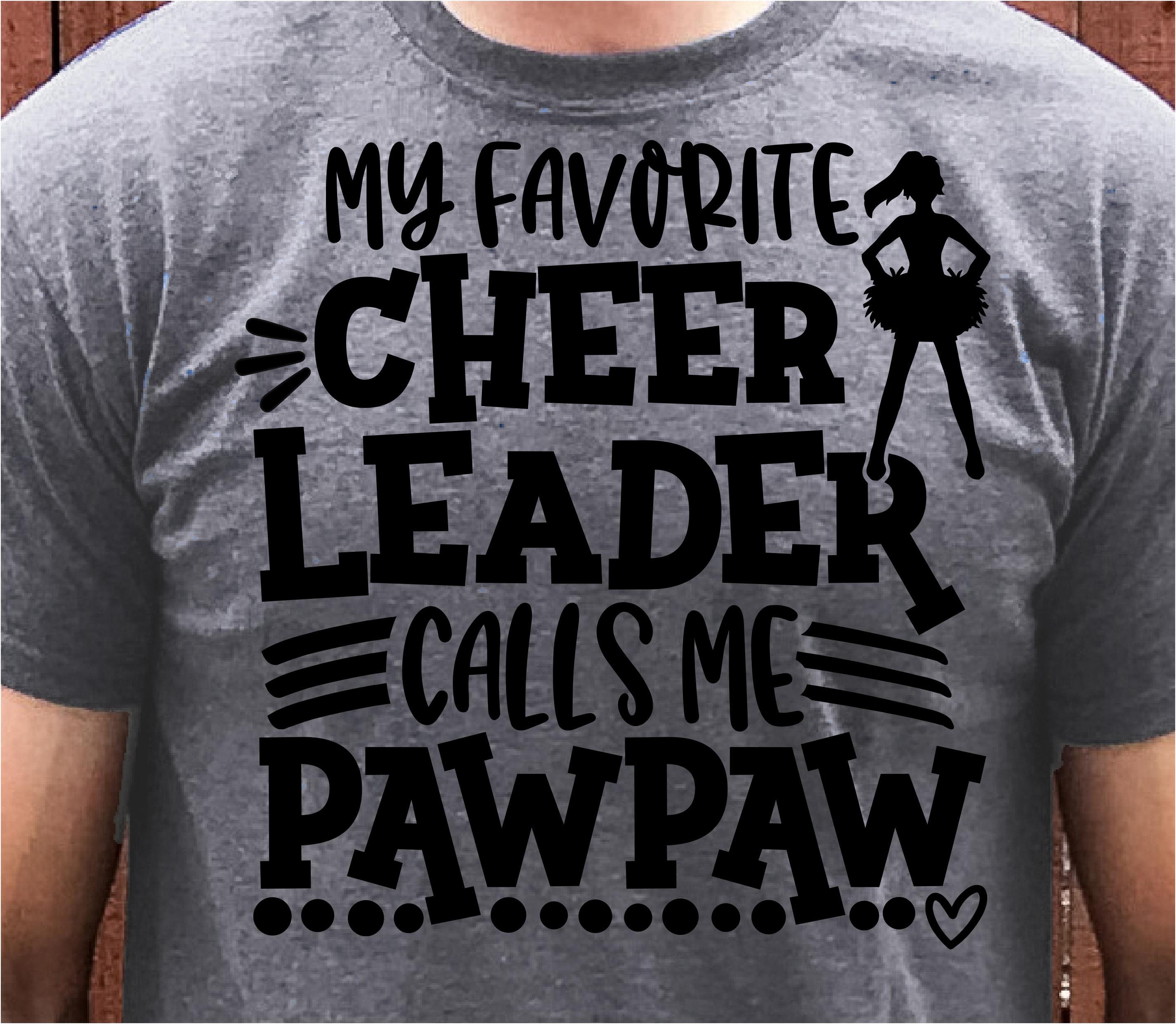 Cheerleader SVG DXF JPEG Silhouette Cameo Cricut Cheer Grandpa ...