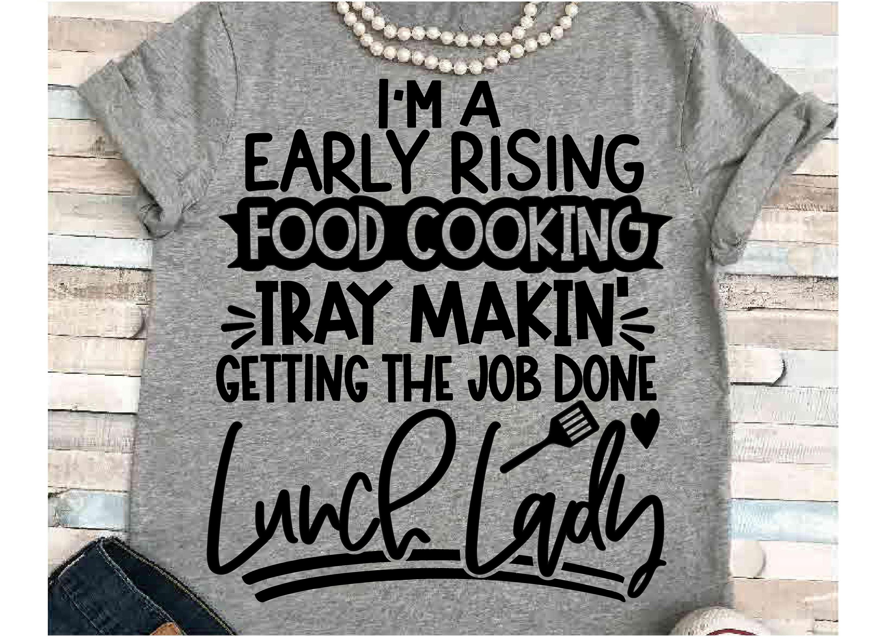 Cafeteria SVG DXF JPEG Silhouette Cameo Cricut Lunch Lady Crew Mode ...