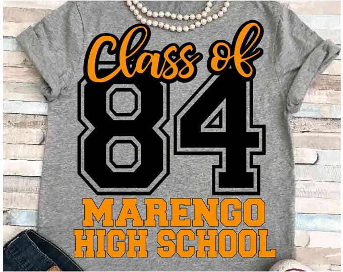 Reunion SVG DXF JPEG Silhouette Cameo Cricut Class of 1984 Class ...