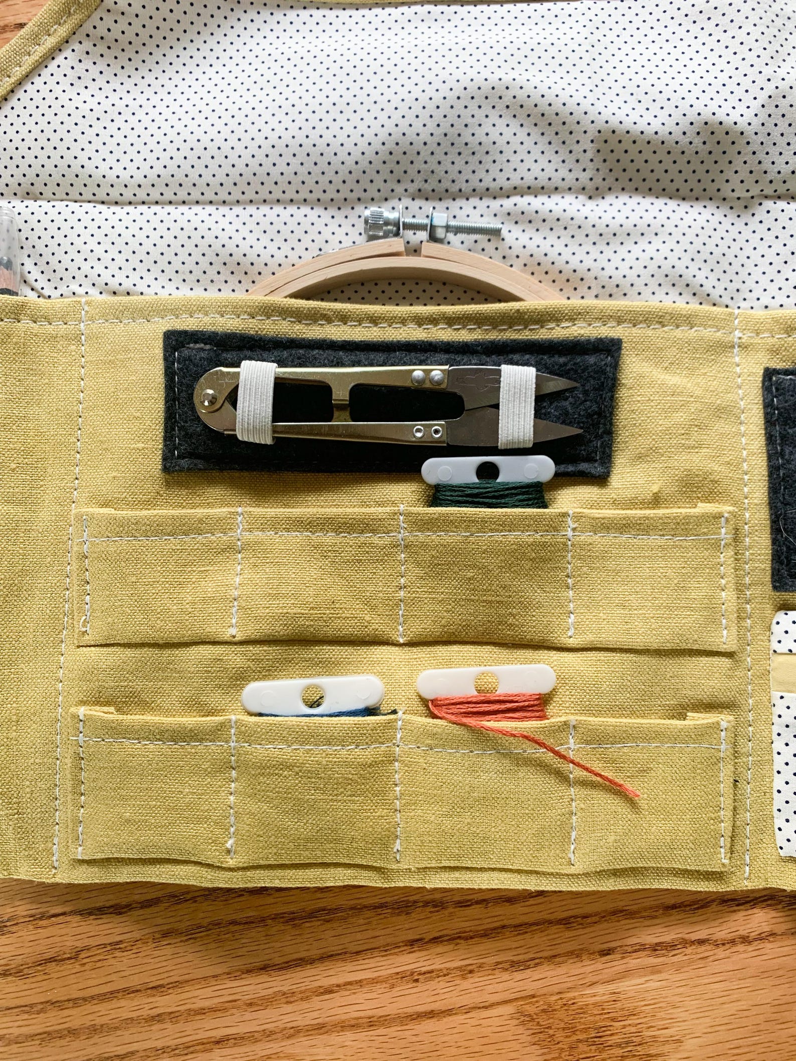 PATTERN- Embroidery Cross Stitch Organizer Tool Kit Handmade Travel ...