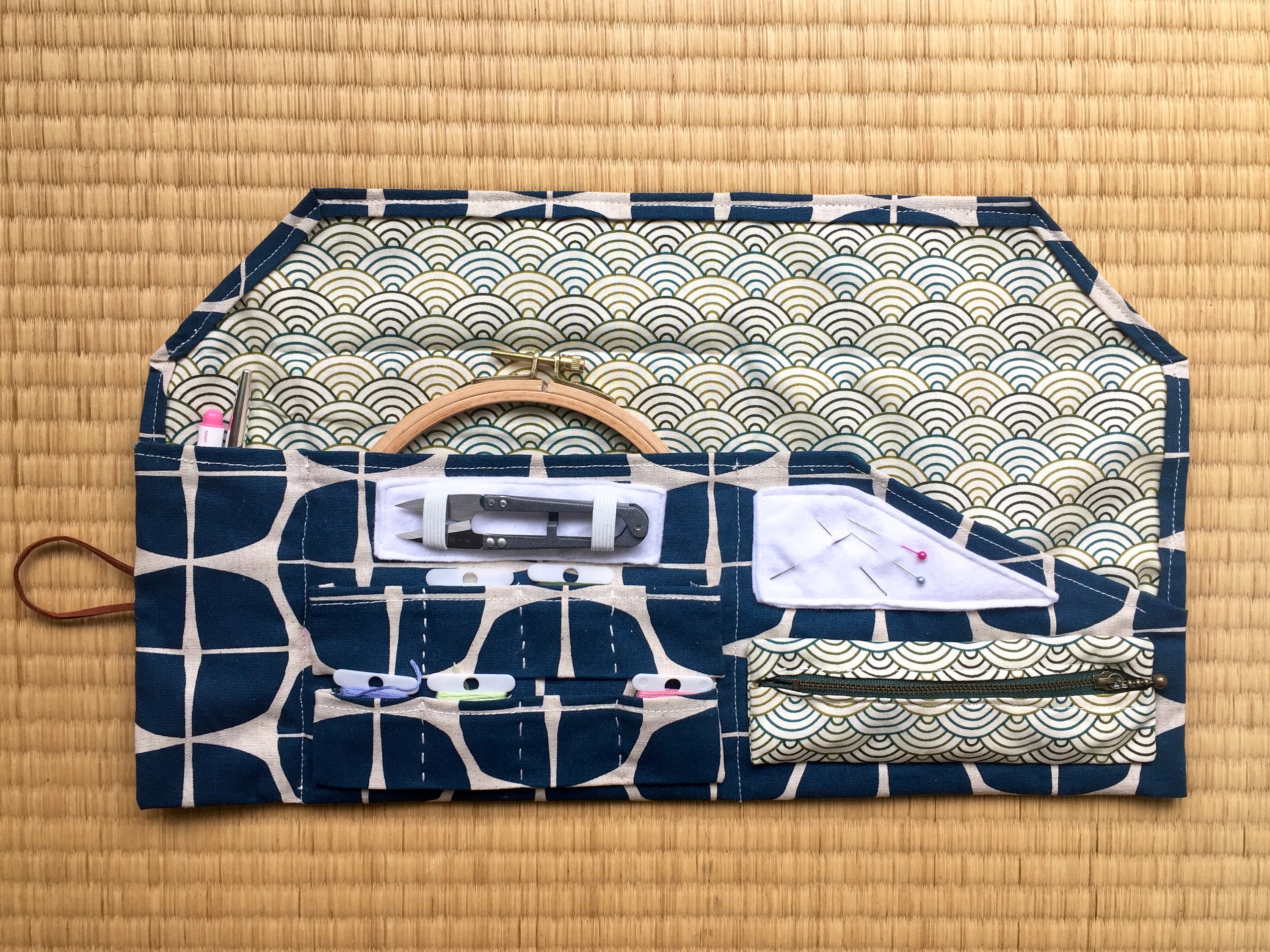 PATTERN- Embroidery Cross Stitch Organizer Tool Kit Handmade Travel ...