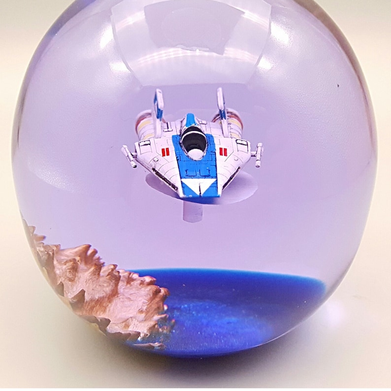 Handmade, Star Wars Art, Wood and Resin Art, Hybrid Sphere, Wood Ink ...