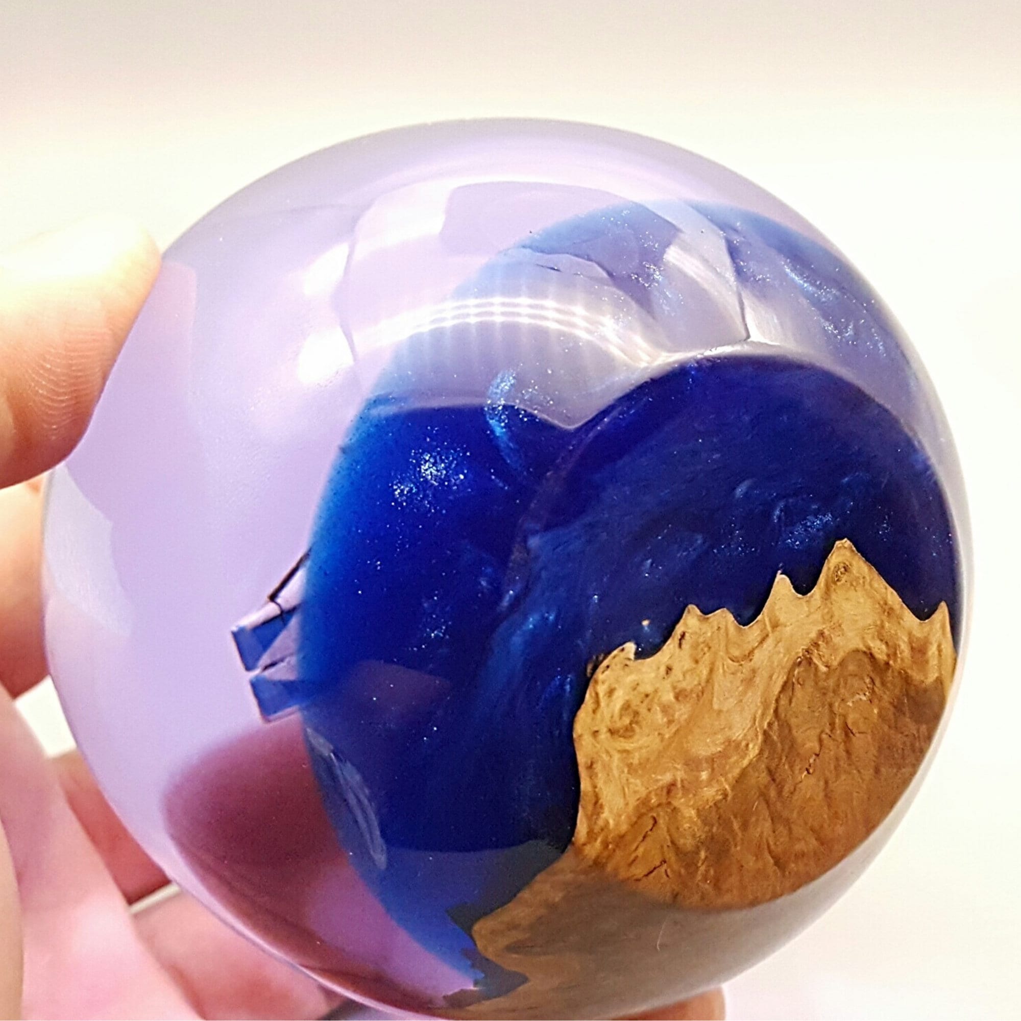 Handmade, Star Wars Art, Wood and Resin Art, Hybrid Sphere, Wood Ink ...