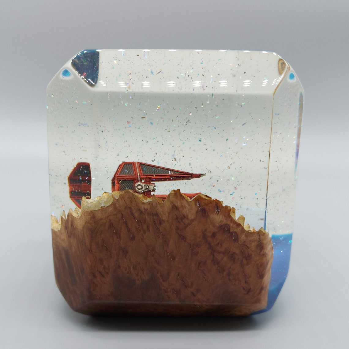 Handmade, Star Wars Art, Wood and Resin Art, Hybrid Sphere, Wood Ink ...