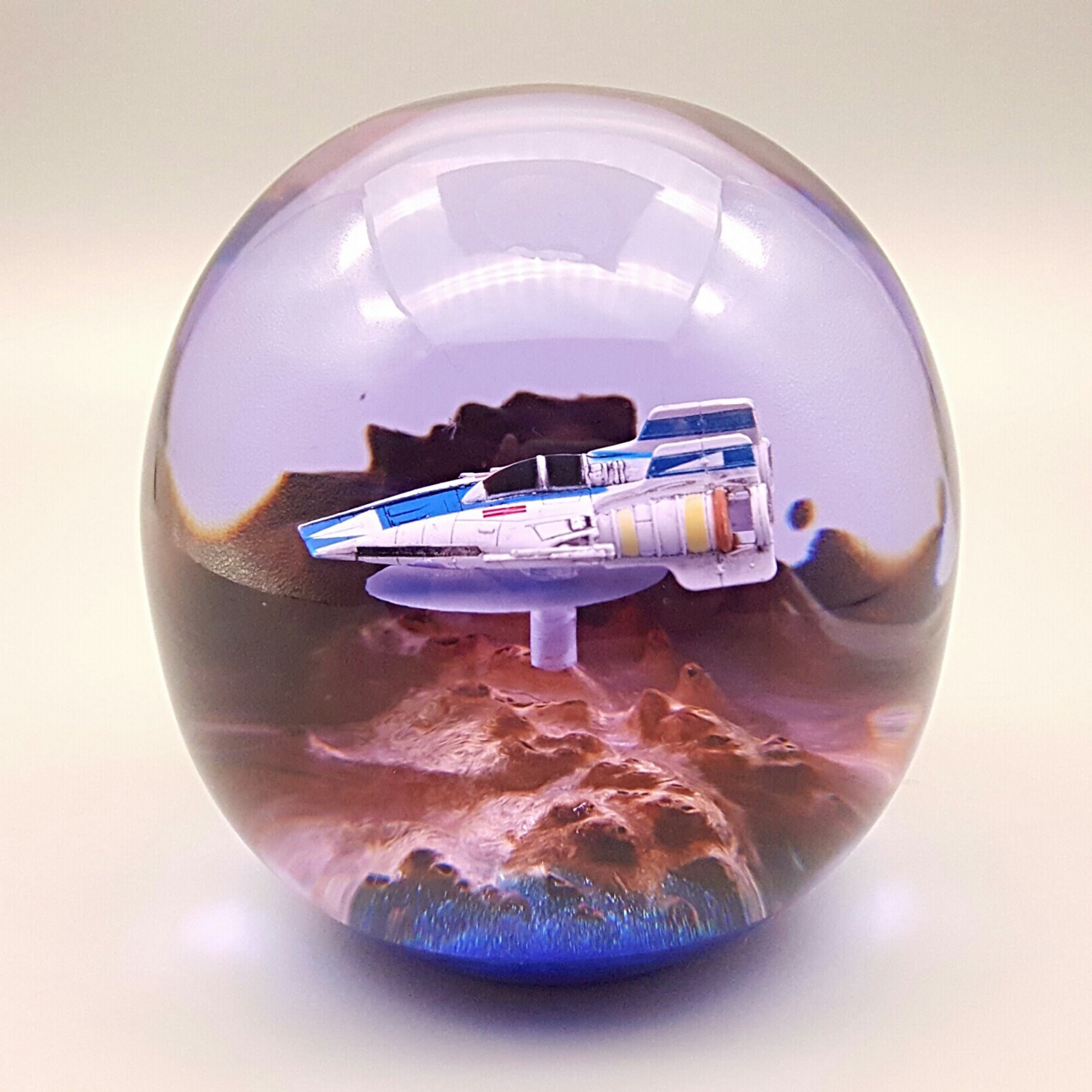 Handmade, Star Wars Art, Wood and Resin Art, Hybrid Sphere, Wood Ink ...
