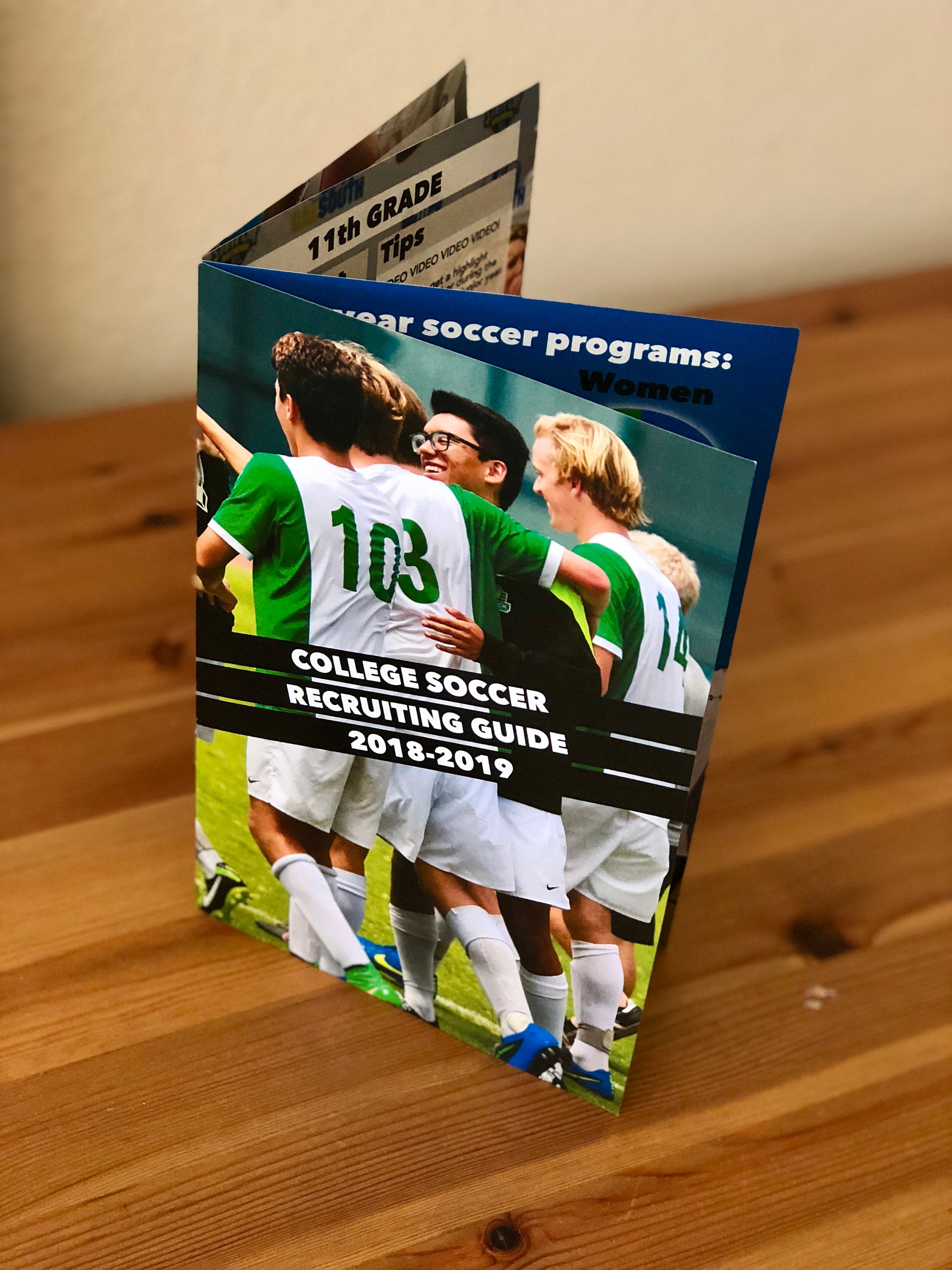 READY TO PRINT (yellow): College Soccer Recruiting Guide Booklet ...