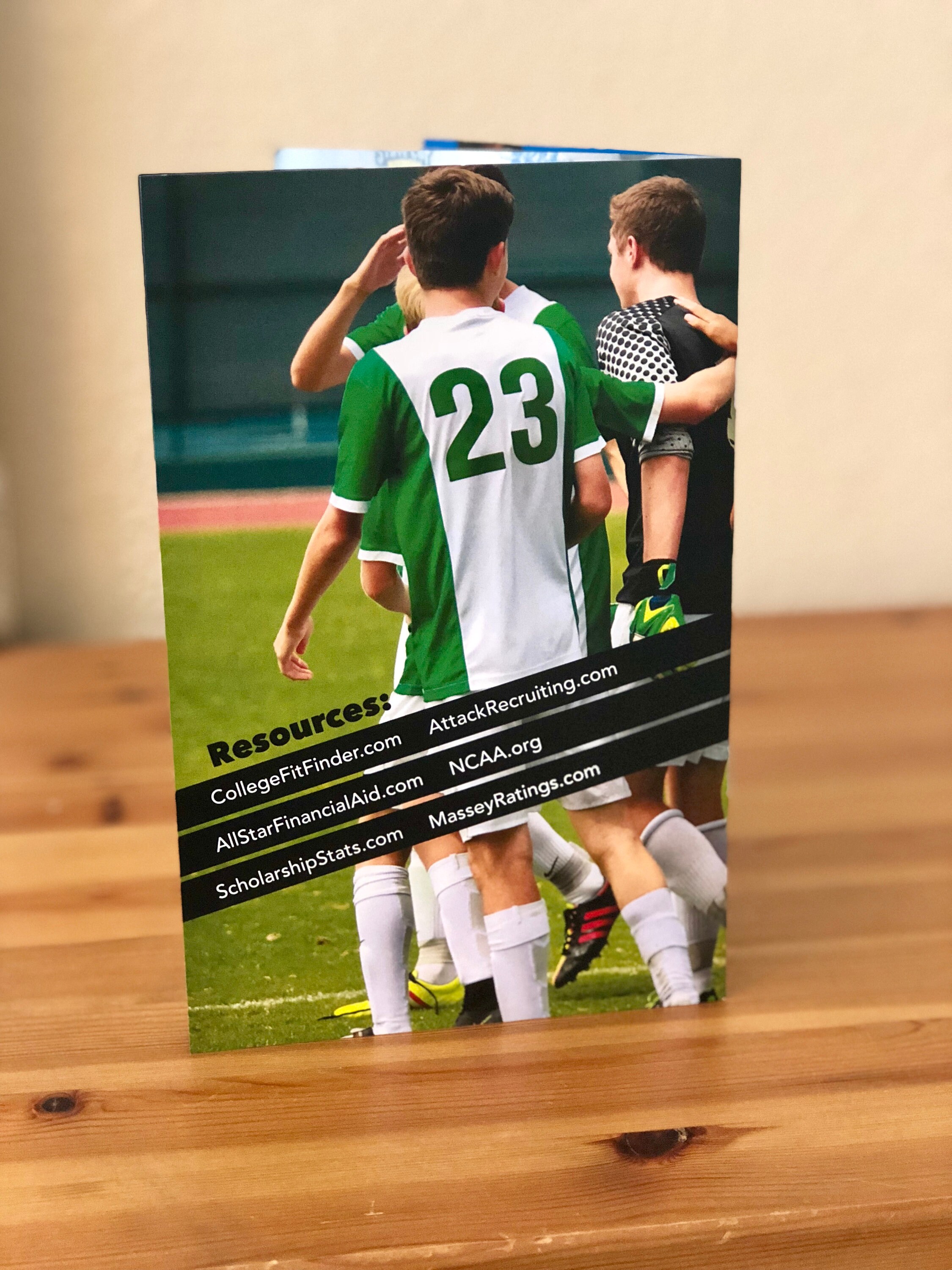 READY TO PRINT red: College Soccer Recruiting Guide Booklet. Perfect ...