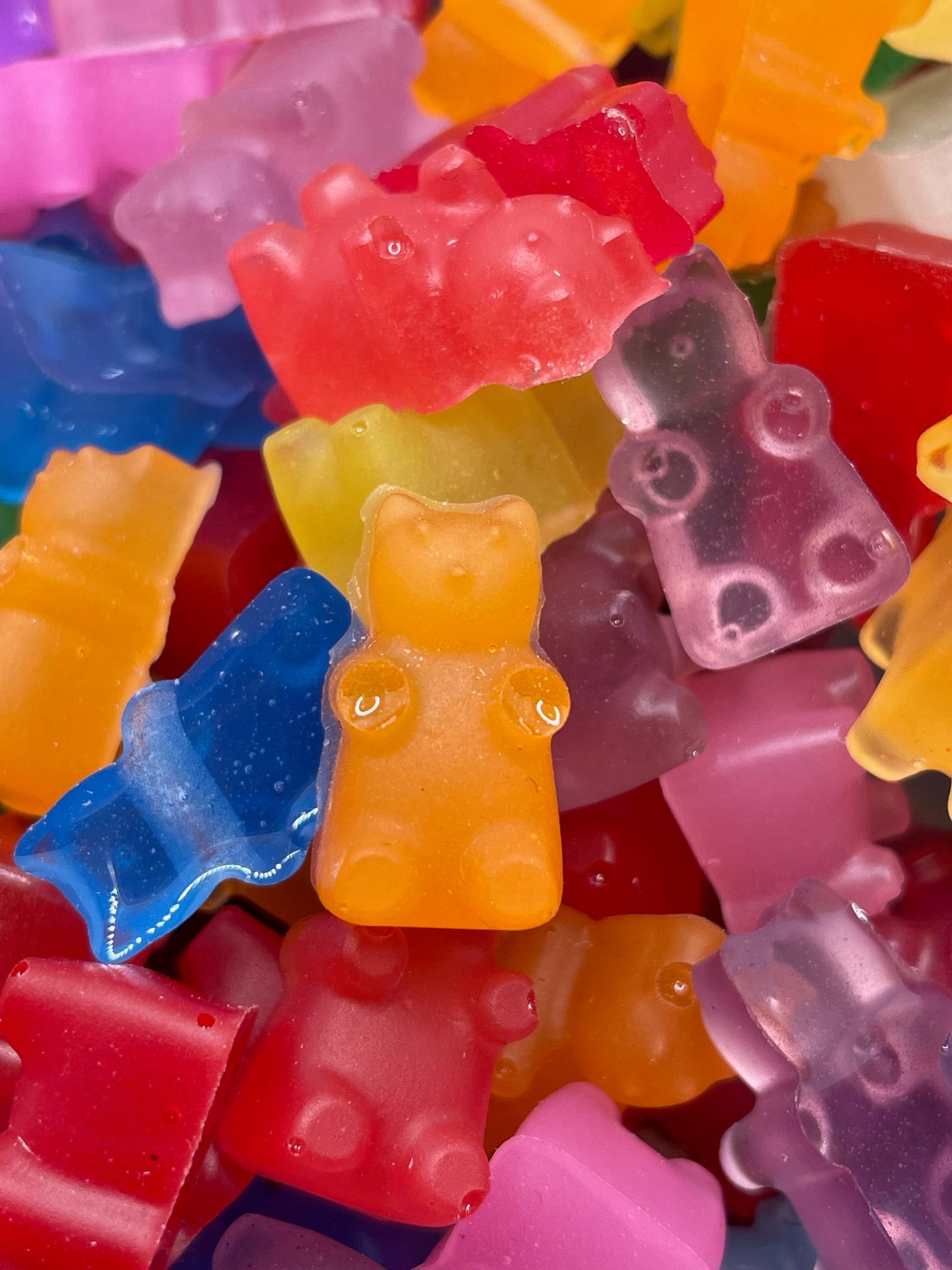 Resin Gummy Bear Beads- Imperfect Grade C- Bulk 250 (no Holes) - Etsy