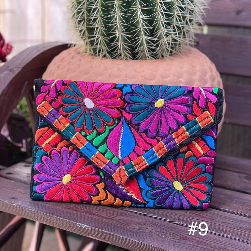 Embroidered Purse - Etsy