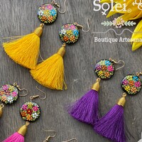 Manos Statement Earrings, Latina Jewelry, Frida Kahlo Inspired Earrings ...
