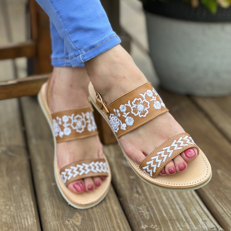 Embroidered Shoes - Etsy