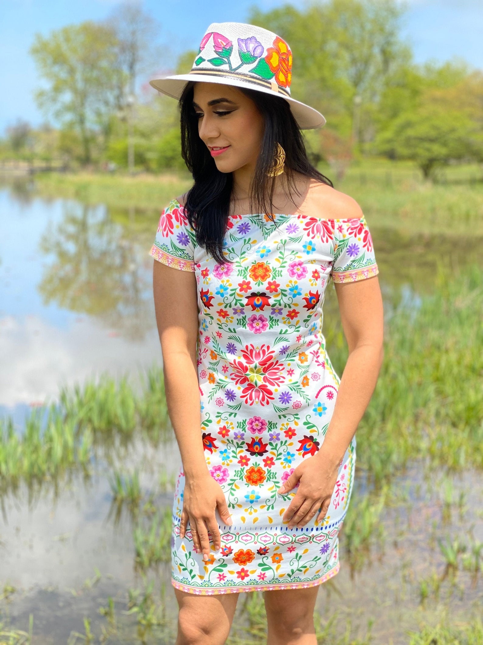 Short Floral Print Dress. Form Fitting Dress. Fashion Dress. - Etsy