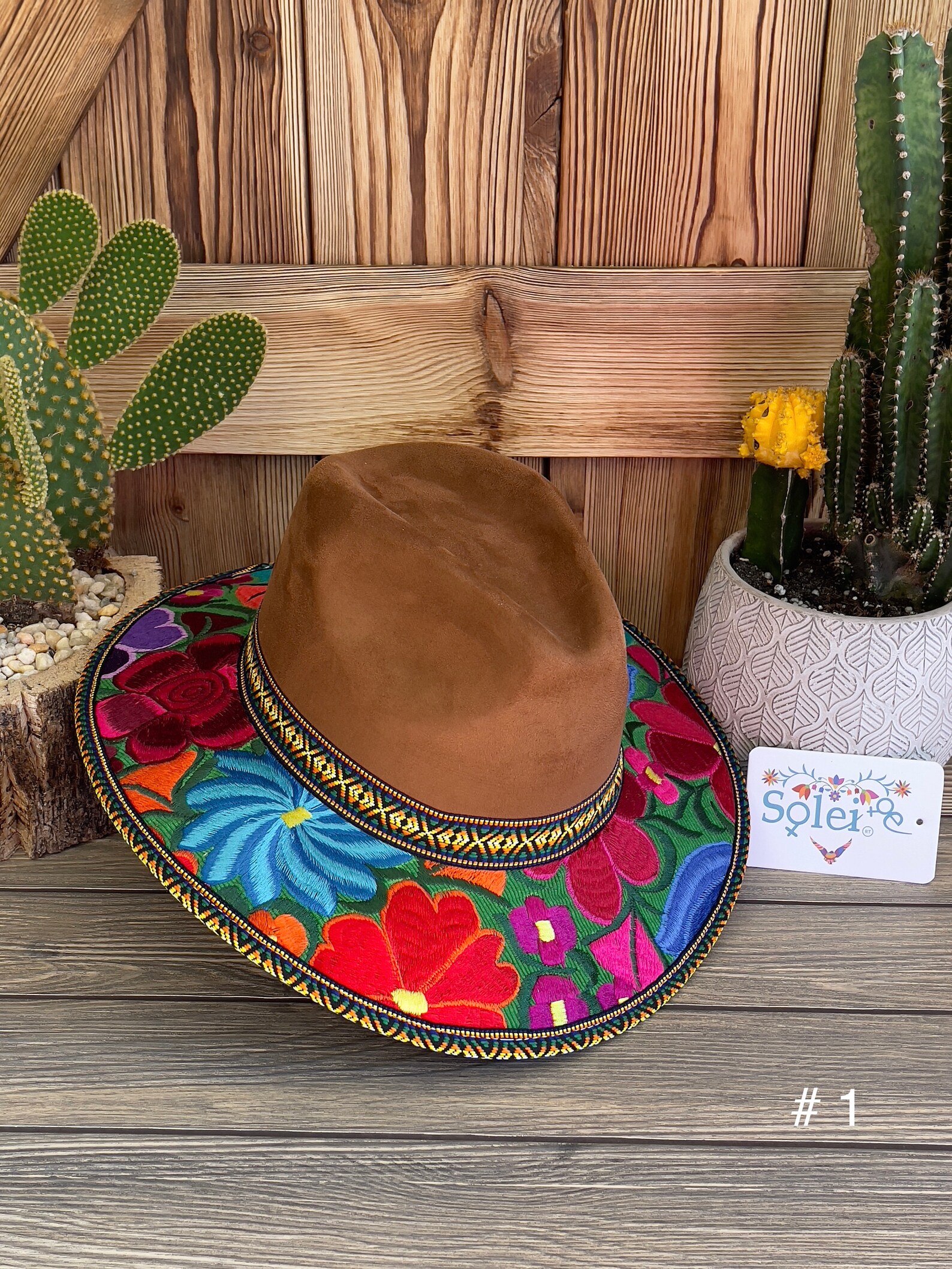 Mexican Artisanal Hat. Embroidered Mexican Hat. Colorful Suede - Etsy