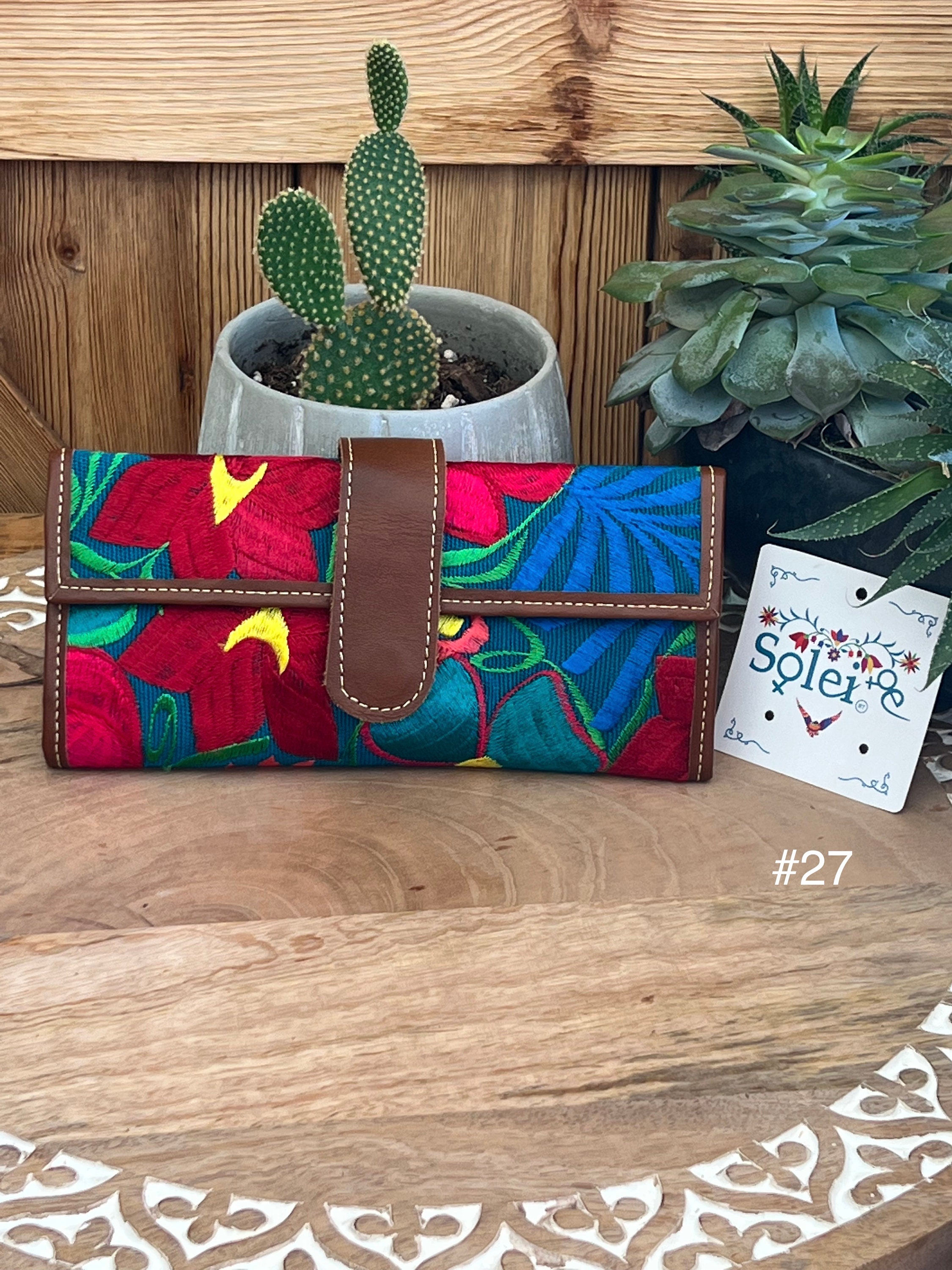 Mexican Floral Embroidered Purse. Artisanal Handbag . Colorful - Etsy