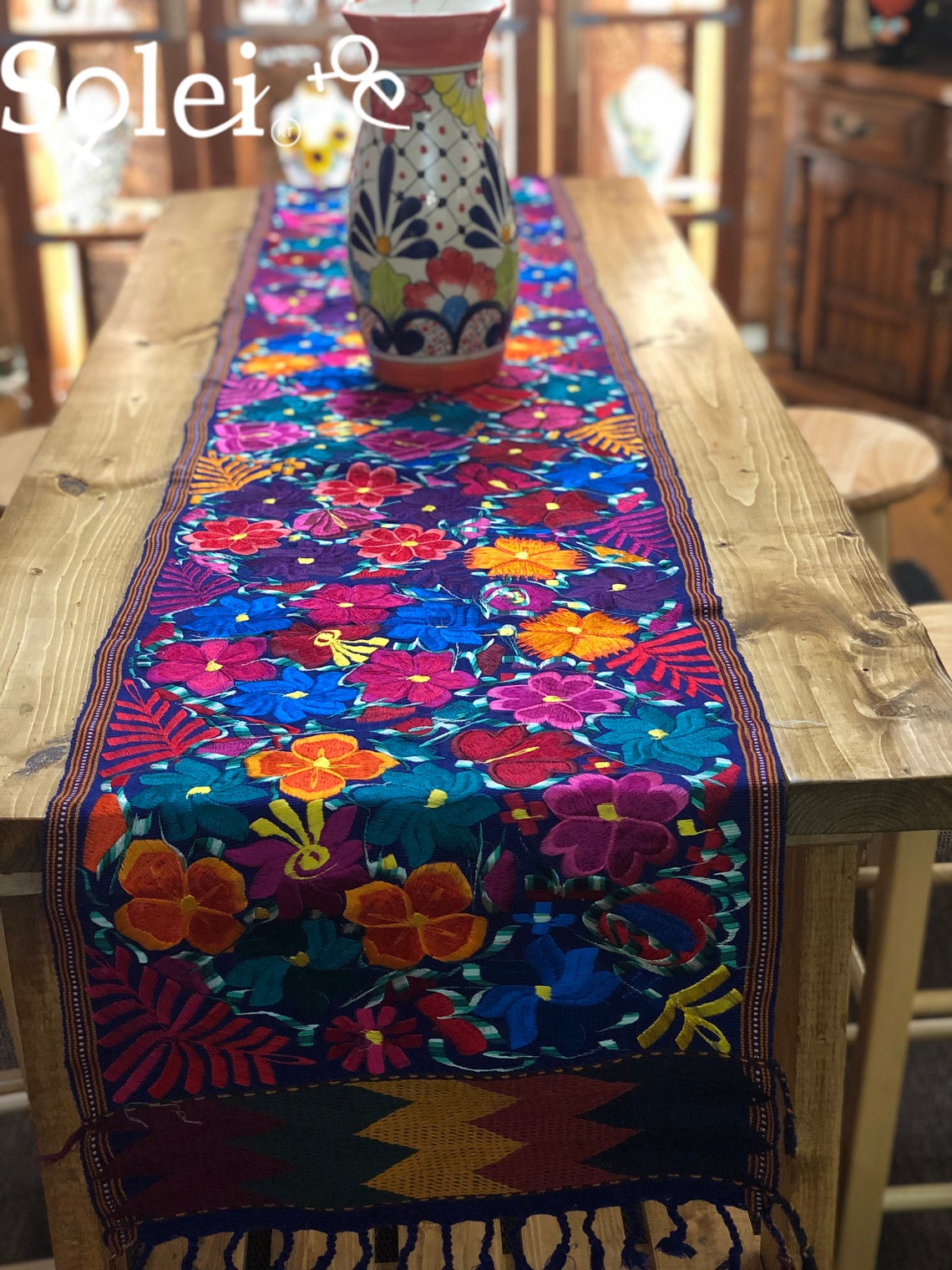 Traditional Mexican Table Runner Mexican Table Runner - Etsy