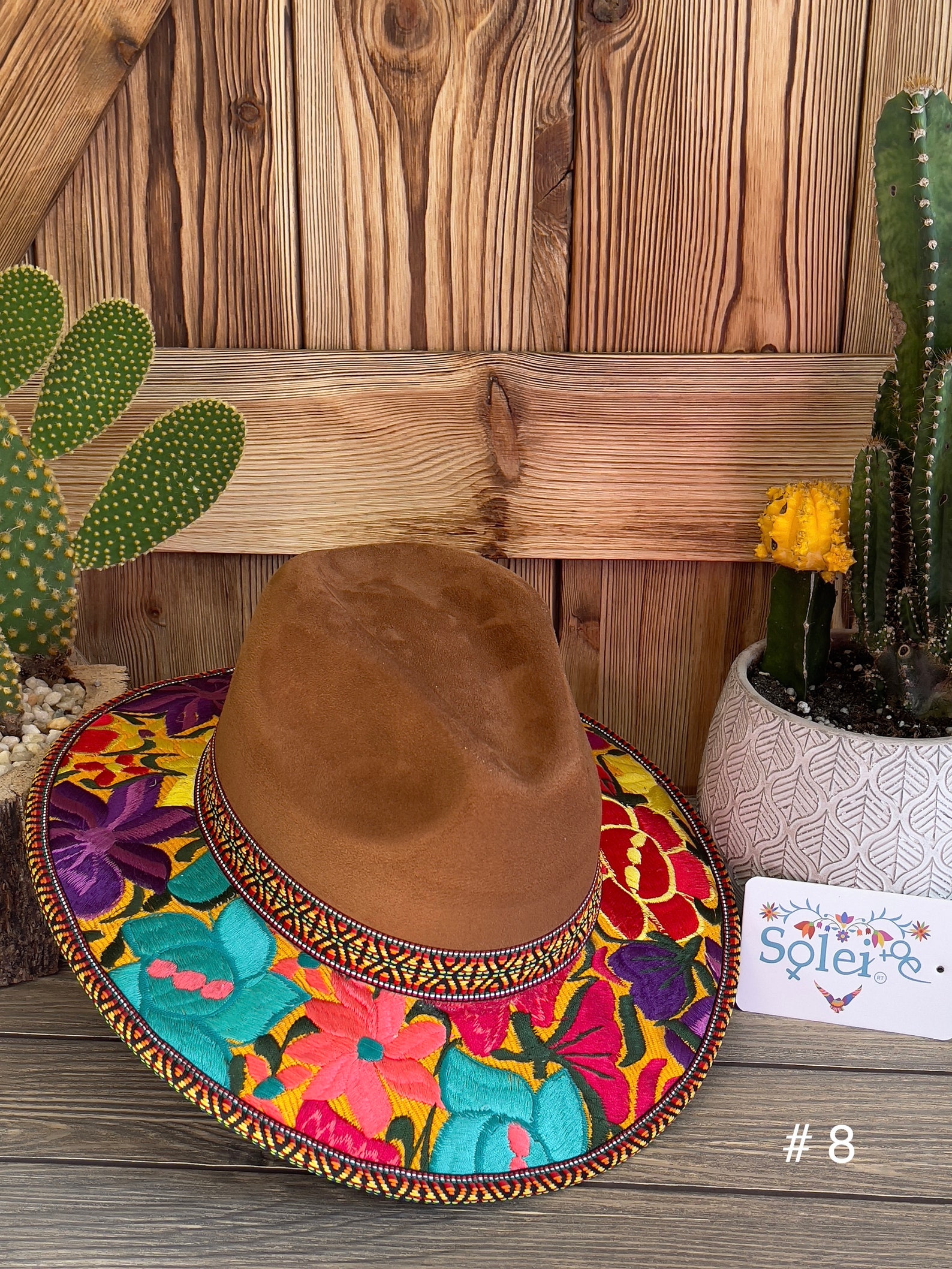 Mexican Artisanal Hat. Embroidered Mexican Hat. Colorful Suede - Etsy