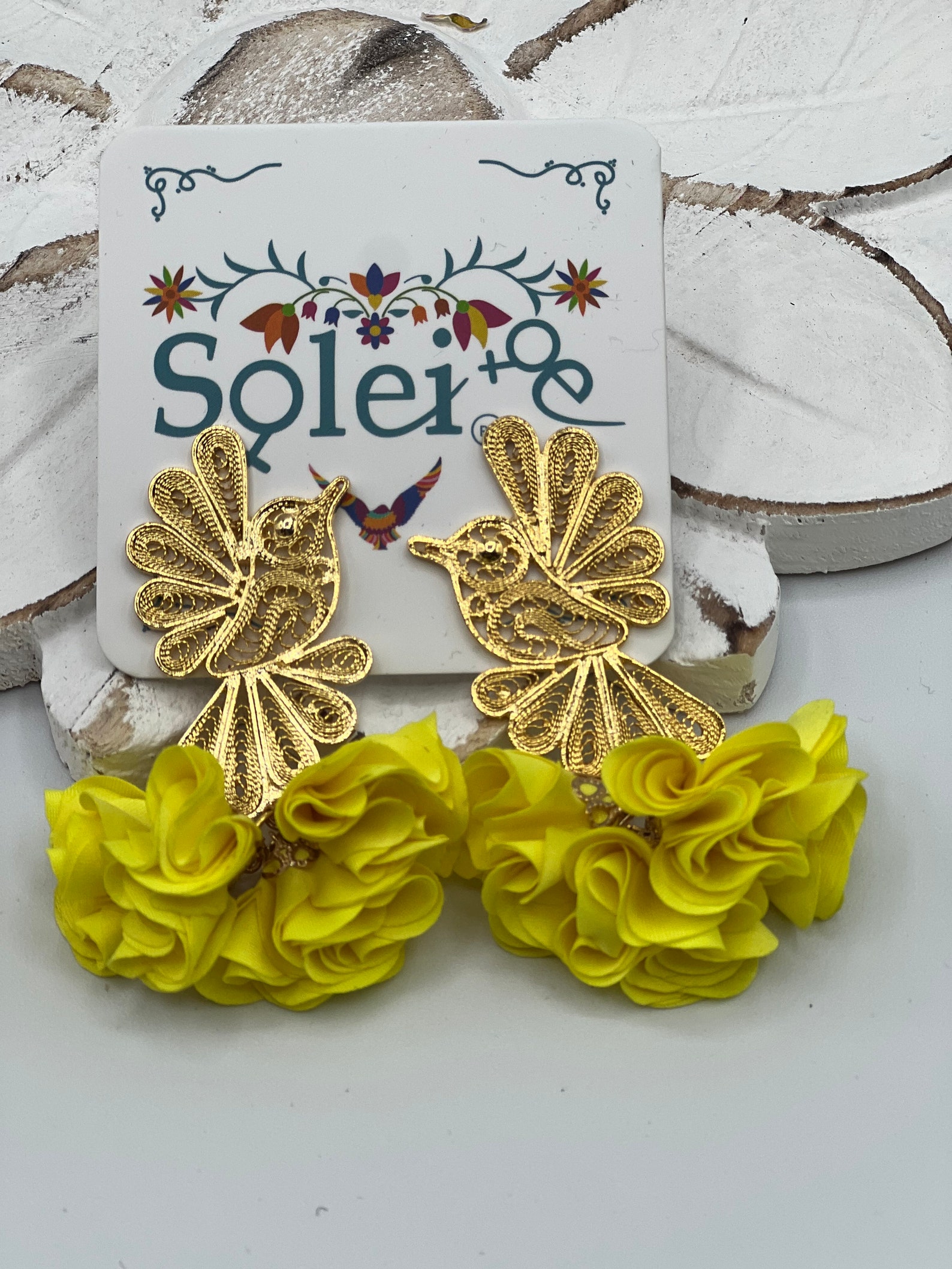 Mexican Filigree Hummingbird Earrings. Gold Plated Filigree. - Etsy