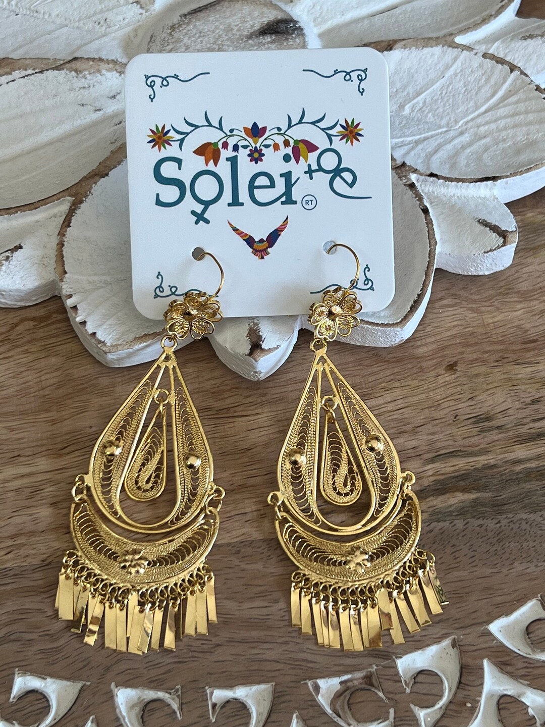Mexican Filigree Earrings. Traditional Mexican Earrings. Folkloric ...