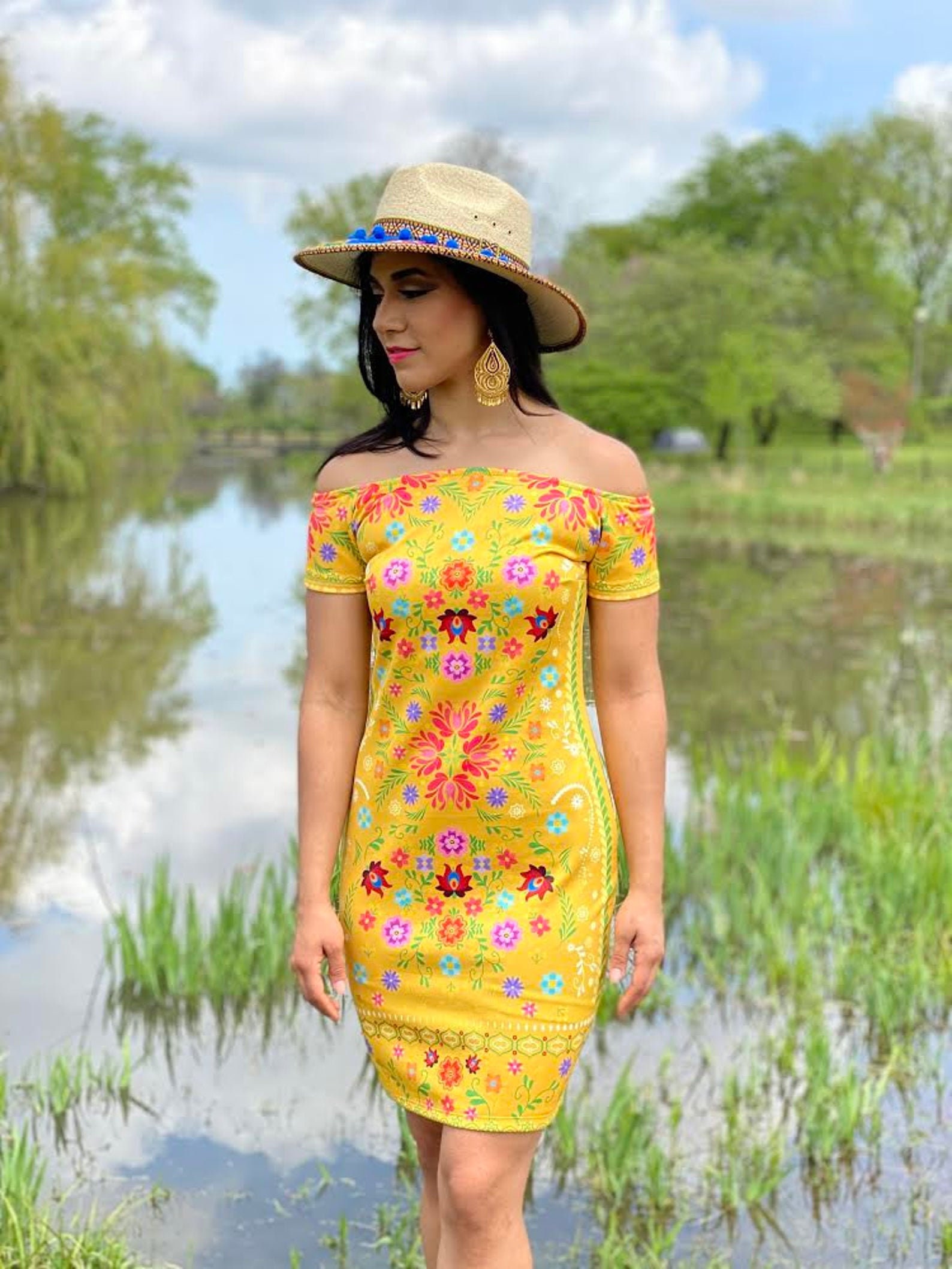 Short Floral Print Dress. Form Fitting Dress. Fashion Dress. - Etsy