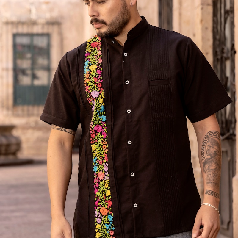 Men Red Floral Shirt - Etsy