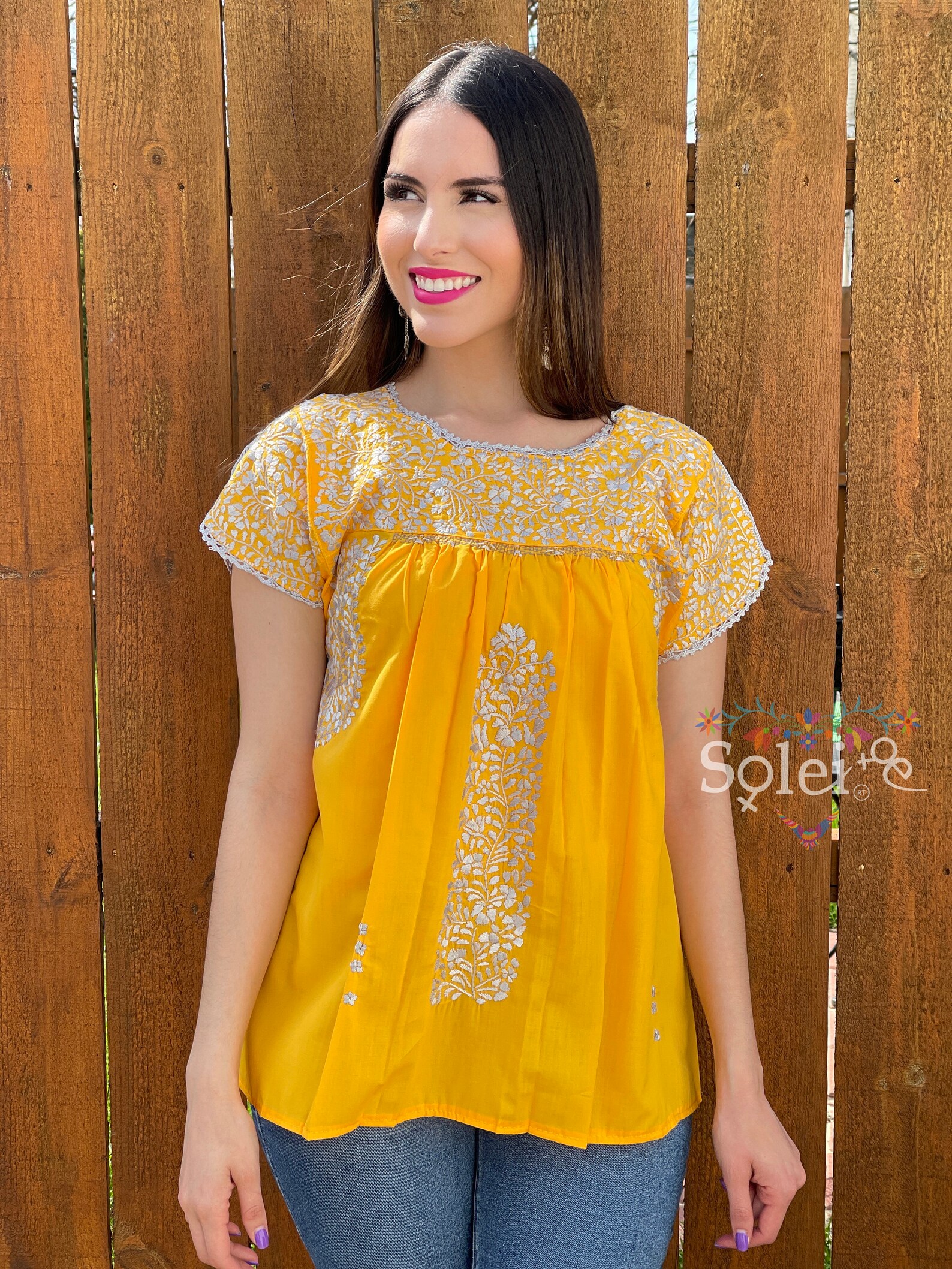Silk Thread Hand Embroidered Mexican Blouse. Mexican Traditional Blouse ...
