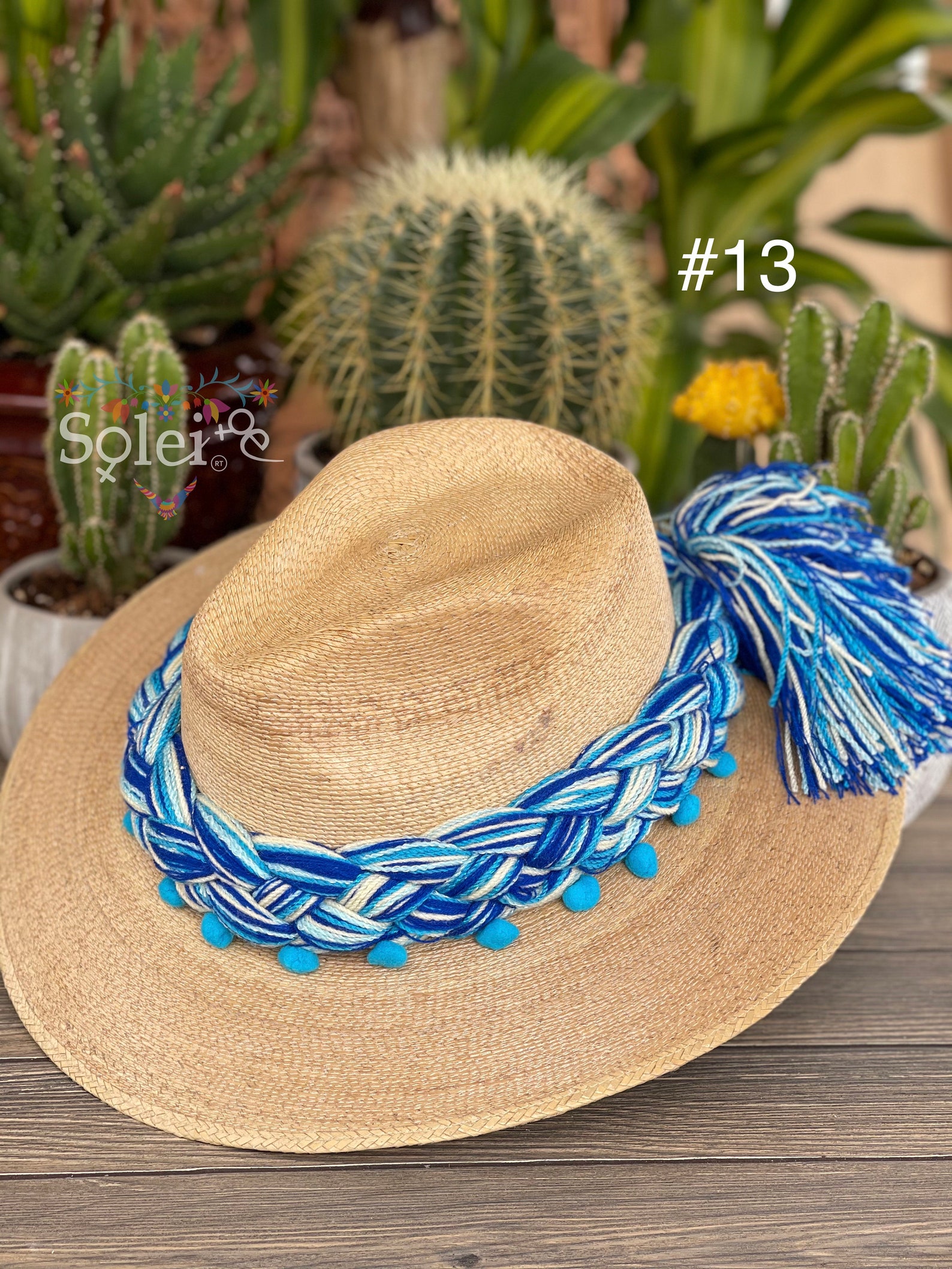 Mexican Artisanal Palm Hat. Mexican Hat With Pompoms. - Etsy
